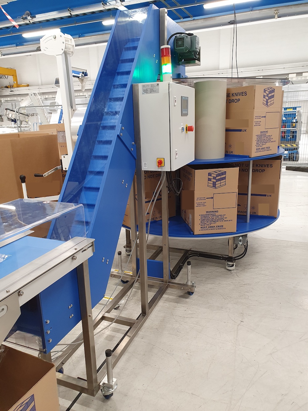 High Speed End Of Line Conveyor Case Study | UPM Conveyors